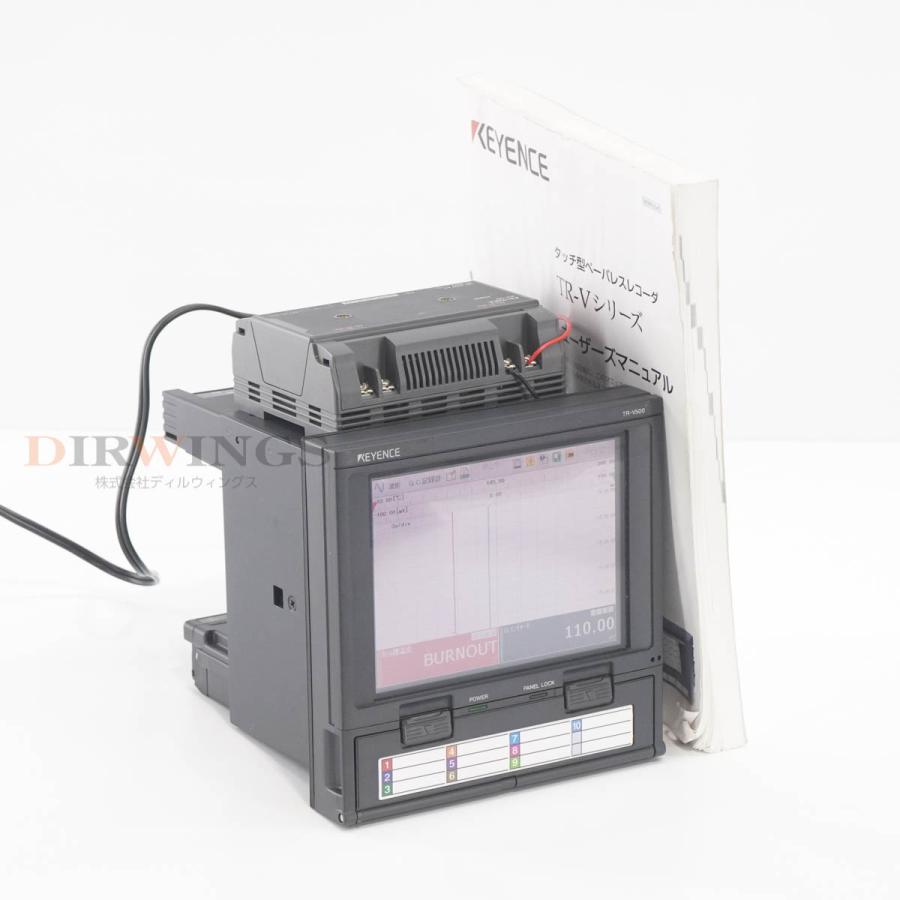 [PG]USED 8日保証 KEYENCE TR-V500 Recorder タッチ型ペーパーレスレコーダー 5型パネルタイプ 計測器本体 ...