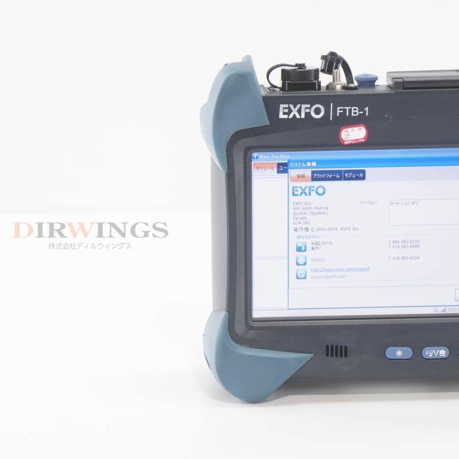 [DW]USED 8日保証 次期校正2022年8月 EXFO FTB-1 FTB-1-S1-16G E OTDR 光パルス試験機 プラットフォーム ACアダプター 電源...[06980 ...