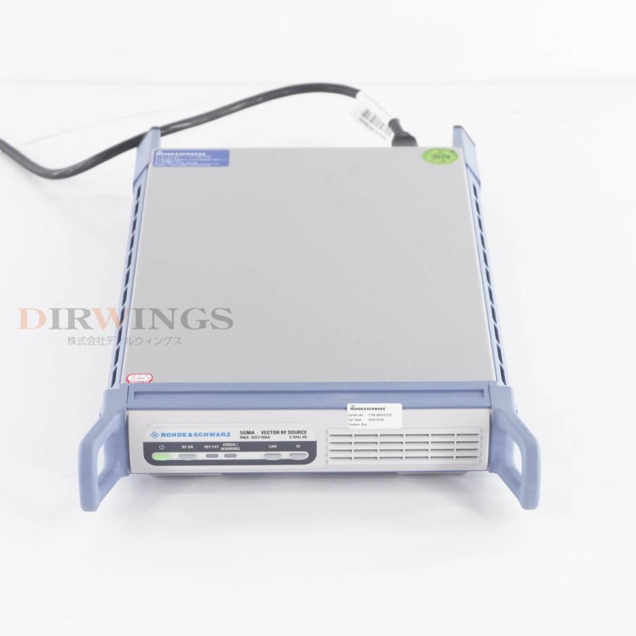 [DW]USED 8日保証 10/2024CAL Rohde & Schwarz SGT100A SGMA VECTOR RF SOURCE ...