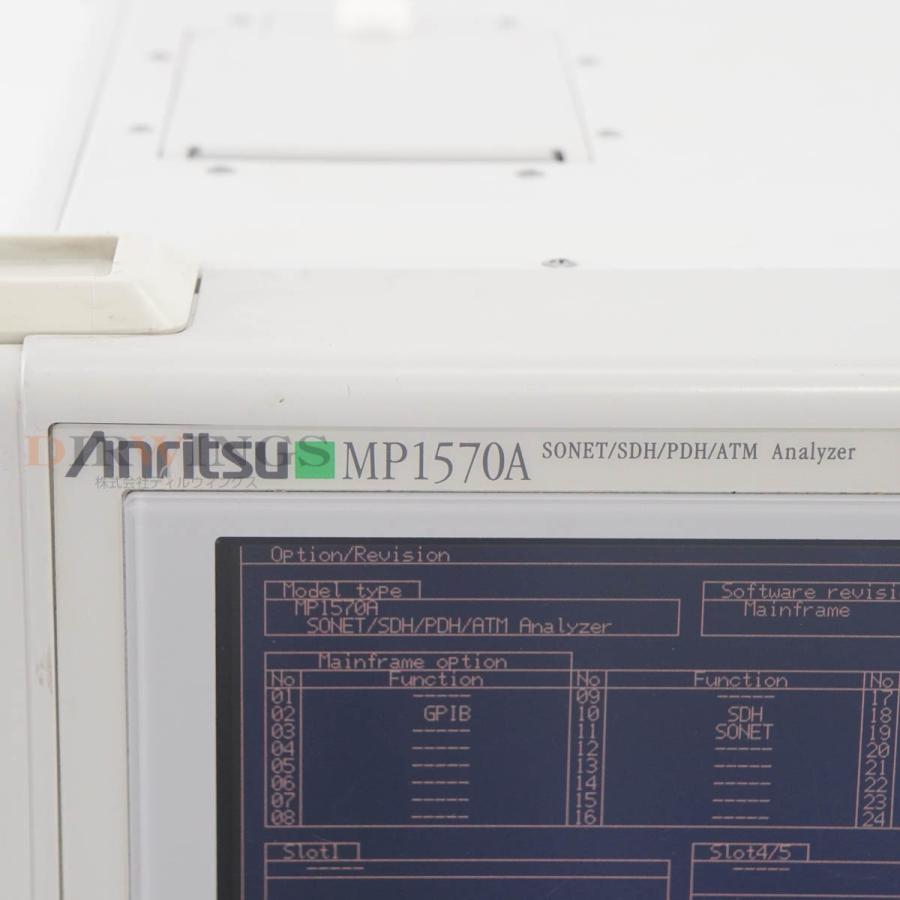 [DW]USED 8日保証 01/2023CAL Anritsu MP1570A SONET/SDH/PDH/ATM Analyzer ...