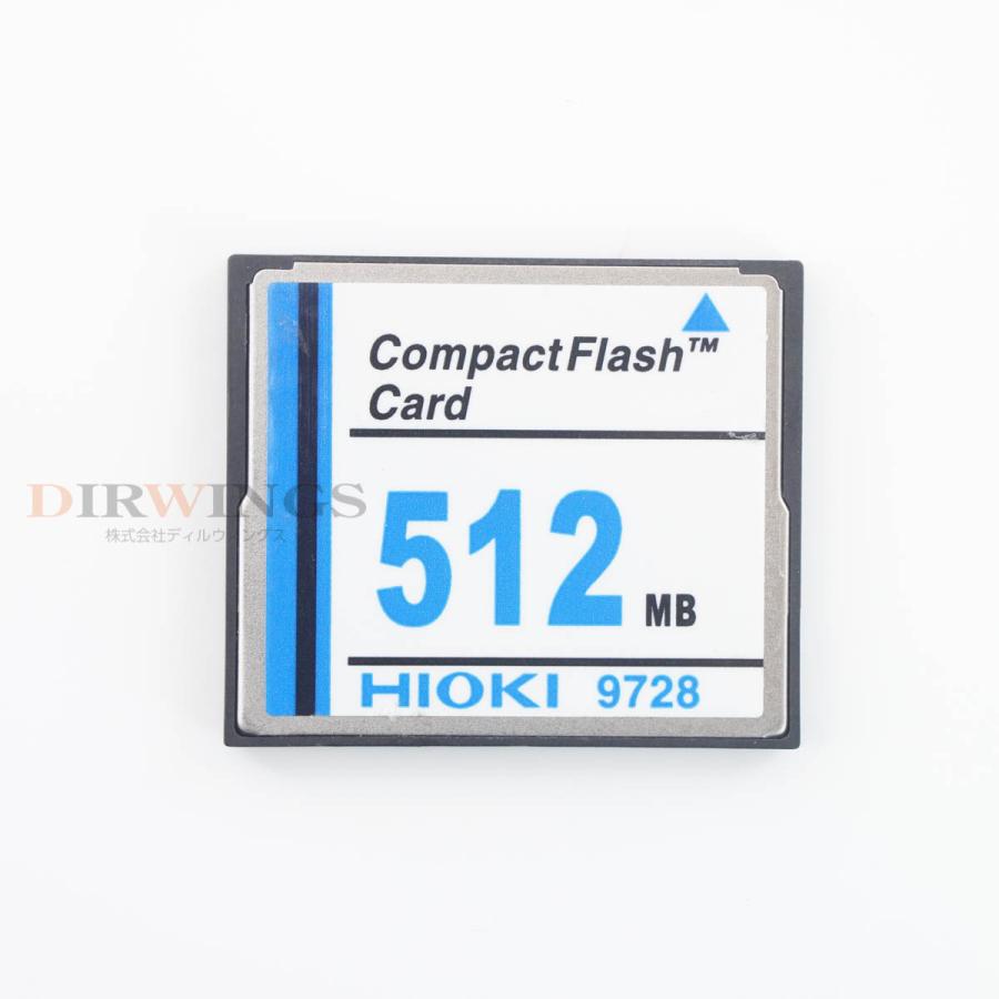 [DW]USED 8日保証 4枚セット HIOKI 9728 CompactFlash Card PC CARD PCカード 512MB ...