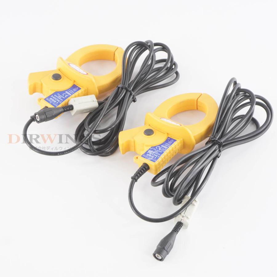 [DW]USED 8日保証 2個セット 次期校正2025年8月 HIOKI 9661 CLAMP ON SENSOR クランプオンセンサー ...