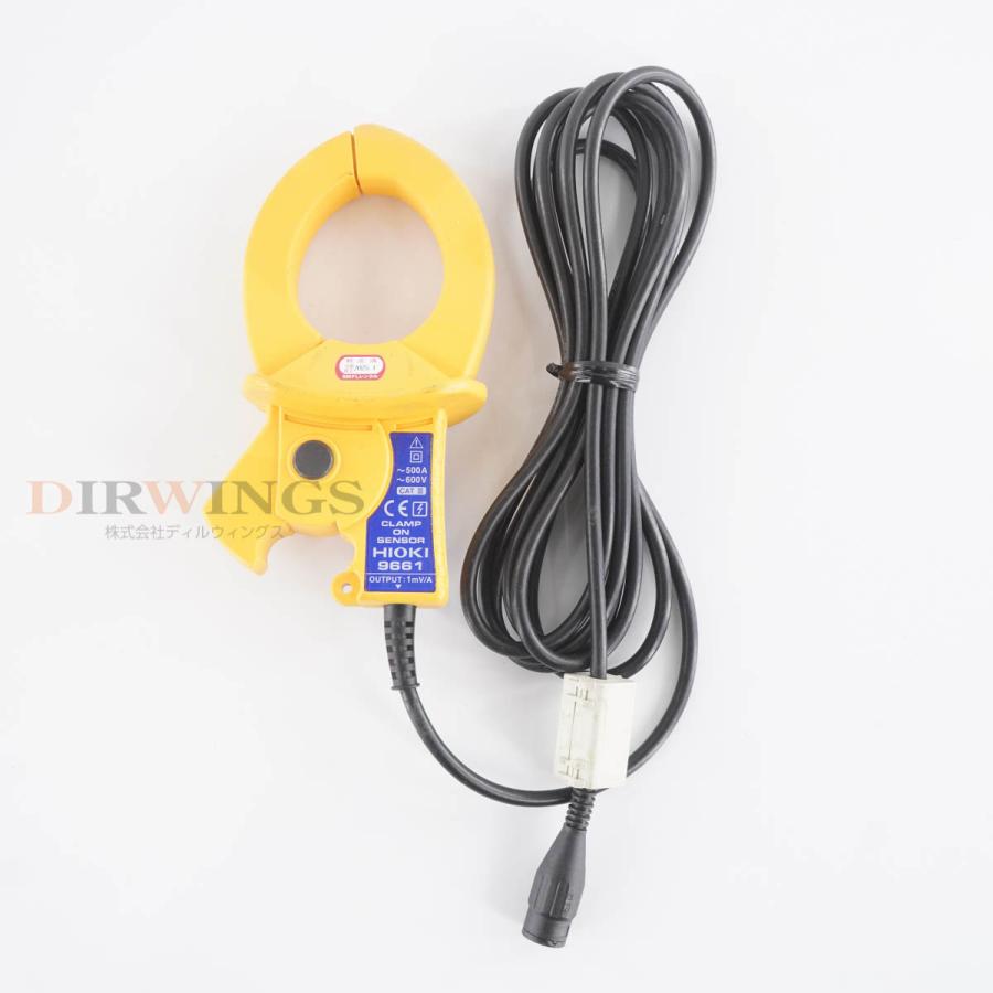 [DW]USED 8日保証 2個セット 次期校正2025年1月 HIOKI 9661 CLAMP ON SENSOR クランプオンセンサー ...