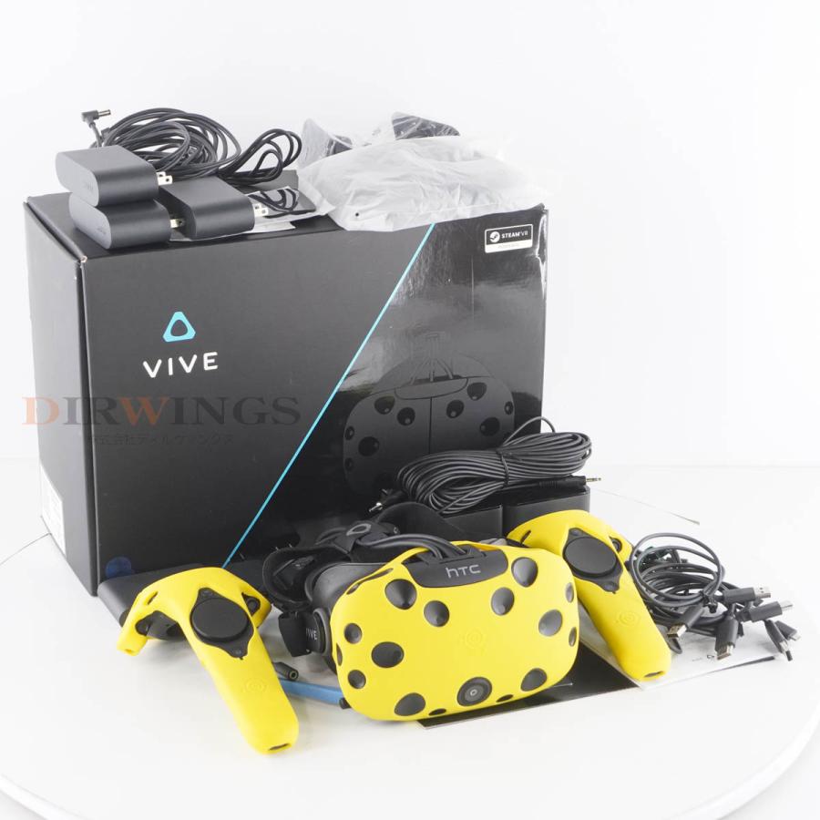 [PG]USED 8日保証 HTC VIVE 99HALN011-00 VR ヘッドマウントディスプレイ VRゴーグル コントローラー ACアダプター [06985-0086 ...