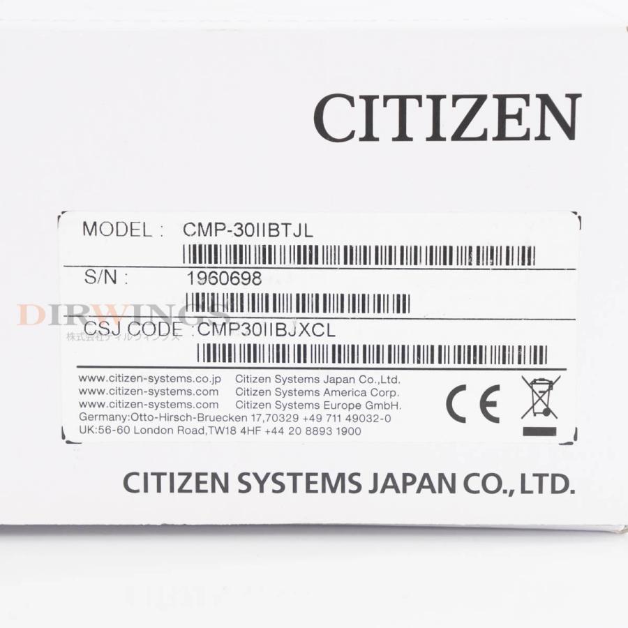 [PG]USED 8日保証 4台入荷 印字確認済 CITIZEN CMP-30IIBT CMP-30IIBTJL モバイルプリンター モバイルサーマルプリンター M...[06985-0092 ...