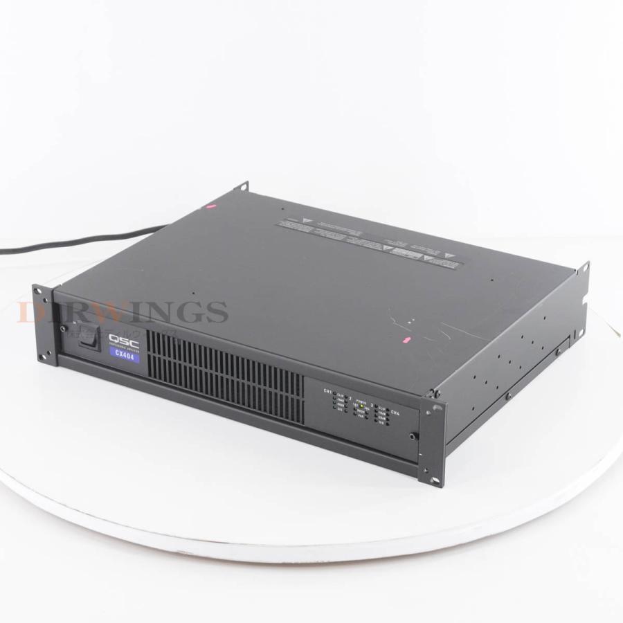 [PG]USED 8日保証 7台入荷 QSC CX404 パワーアンプ PROFESSIONAL AMPLIFIER [06985-0127] : DIRWINGSショップ - 通販 ...