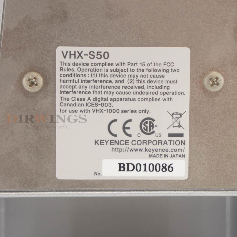 [DW]USED 8日保証 KEYENCE VHX-1000 DIGITAL MICROSCOPE デジタルマイクロスコープ VHX-S50F ...