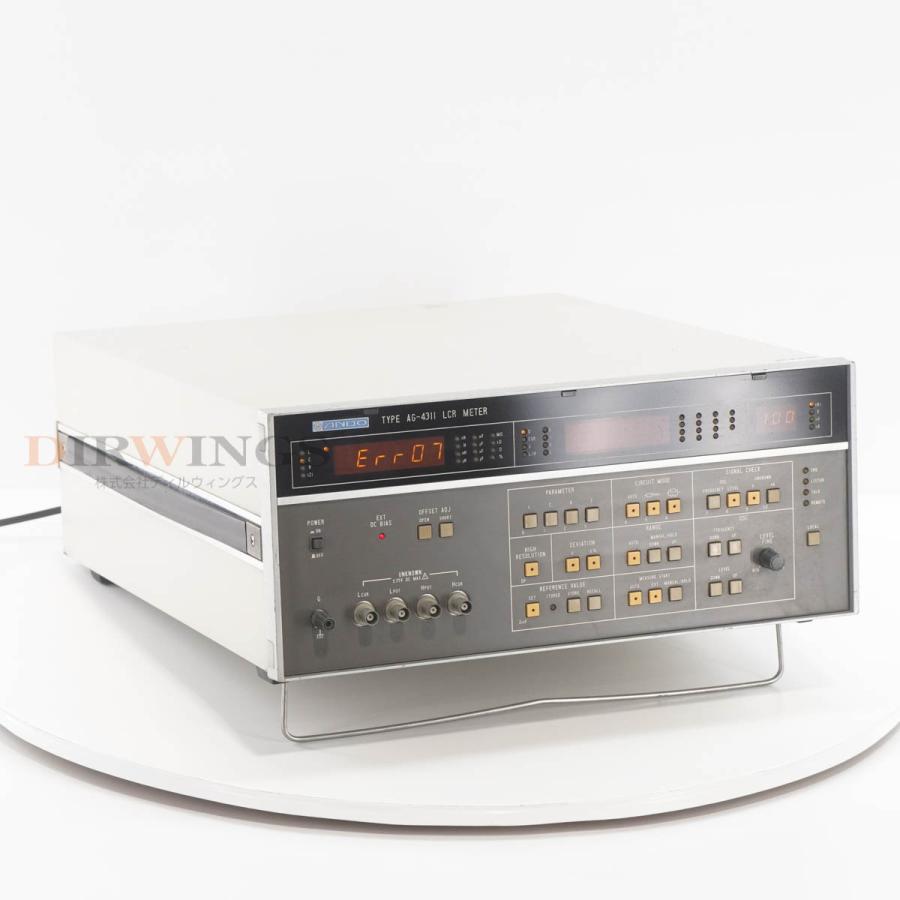 [JB]USED 保証なし ANDO AG-4311 LCR METER LCRメーター [07003-0003] : ソクラボショップ ...