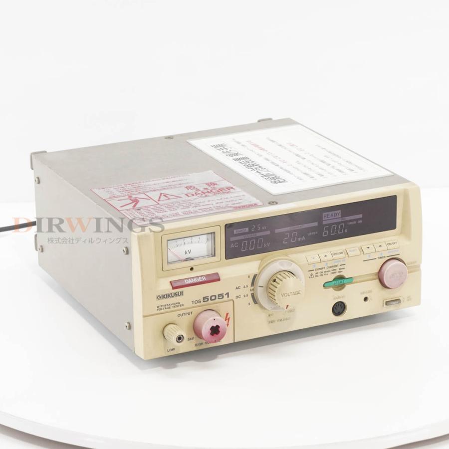 [DW]USED 8日保証 KIKUSUI TOS5051 TOS5000 WITHSTANDING VOLTAGE TESTER 耐電圧試験 ...