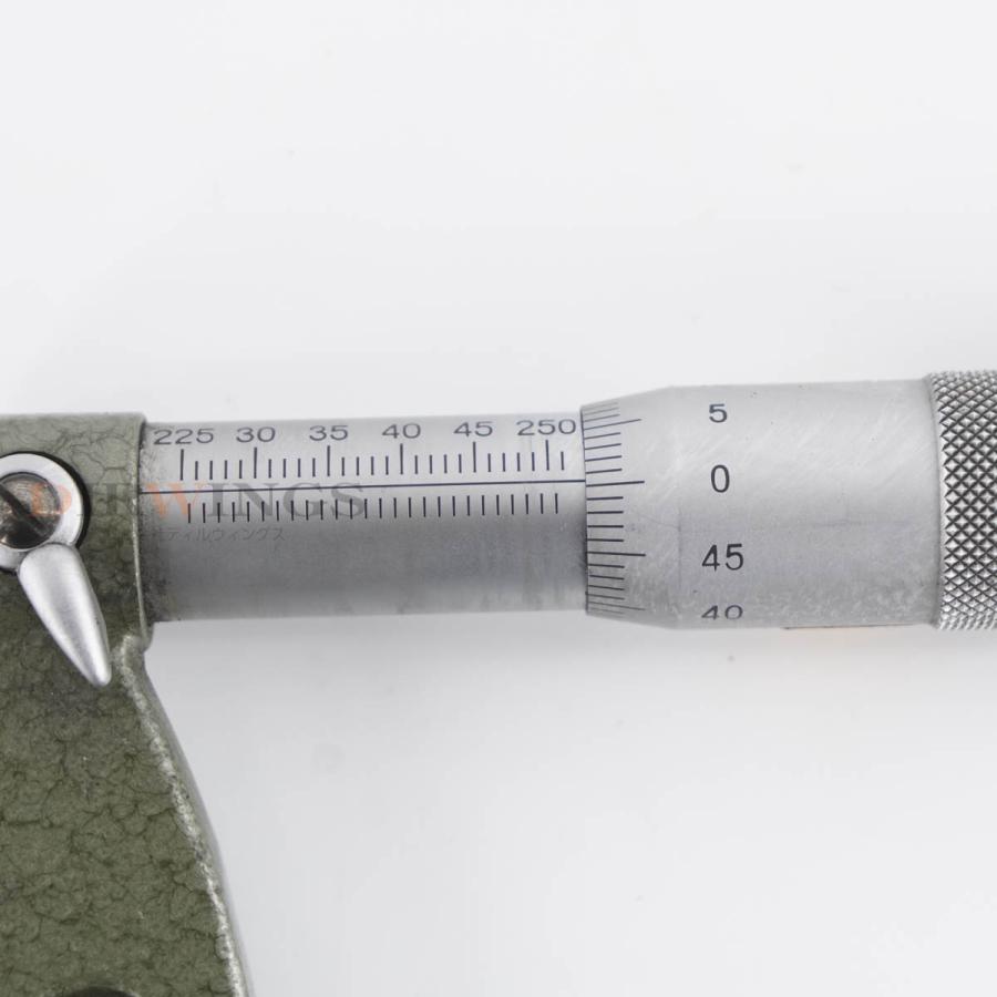 [DW]USED 8日保証 Mitutoyo 225-250 Micrometer マイクロメーター 0.01mm [07017-0003 ...