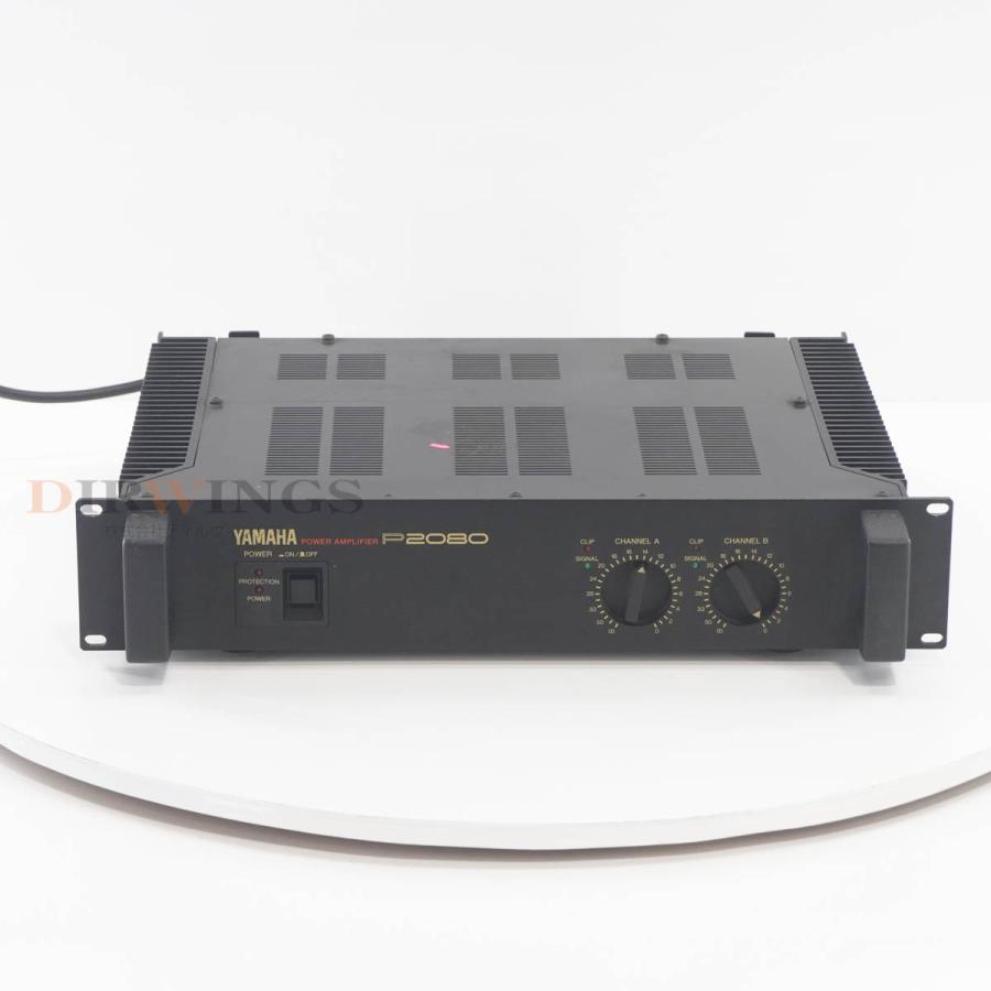 [PG]USED 8日保証 YAMAHA P2080 業務用 2ch パワーアンプ POWER AMPLIFIER [07022-0003 ...