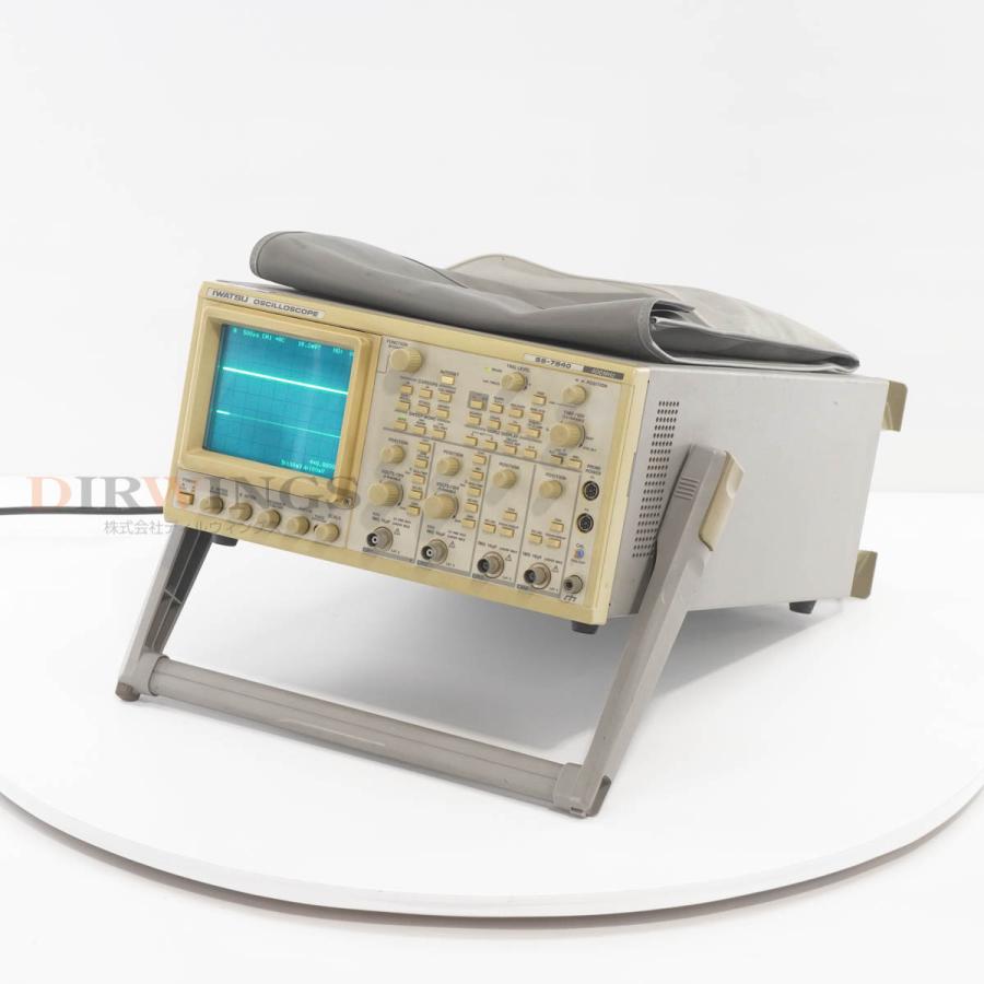 [DW]USED 8日保証 IWATSU SS-7840 OSCILLOSCOPE オシロスコープ 400MHz SS-082R*2電源コード ...