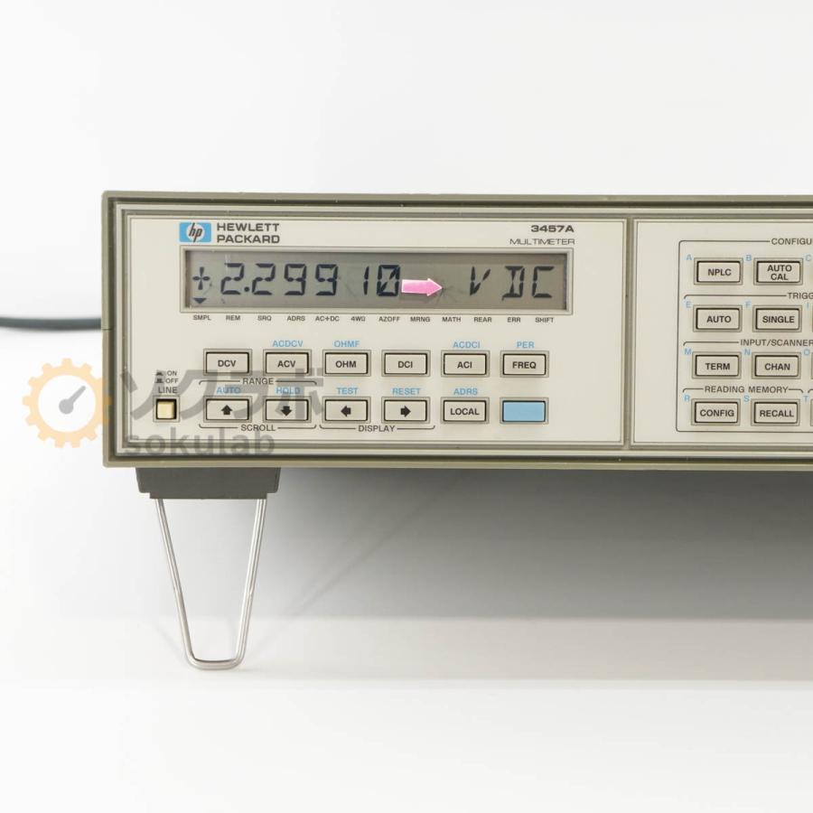 [DW]USED 8日保証 hp 3457A DMM DIGITAL MULTIMETER デジタルマルチメーター [07039-0009 ...