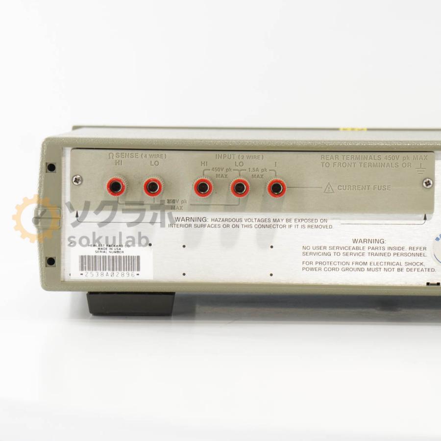 [DW]USED 8日保証 hp 3457A DMM DIGITAL MULTIMETER デジタルマルチメーター [07039-0009 ...