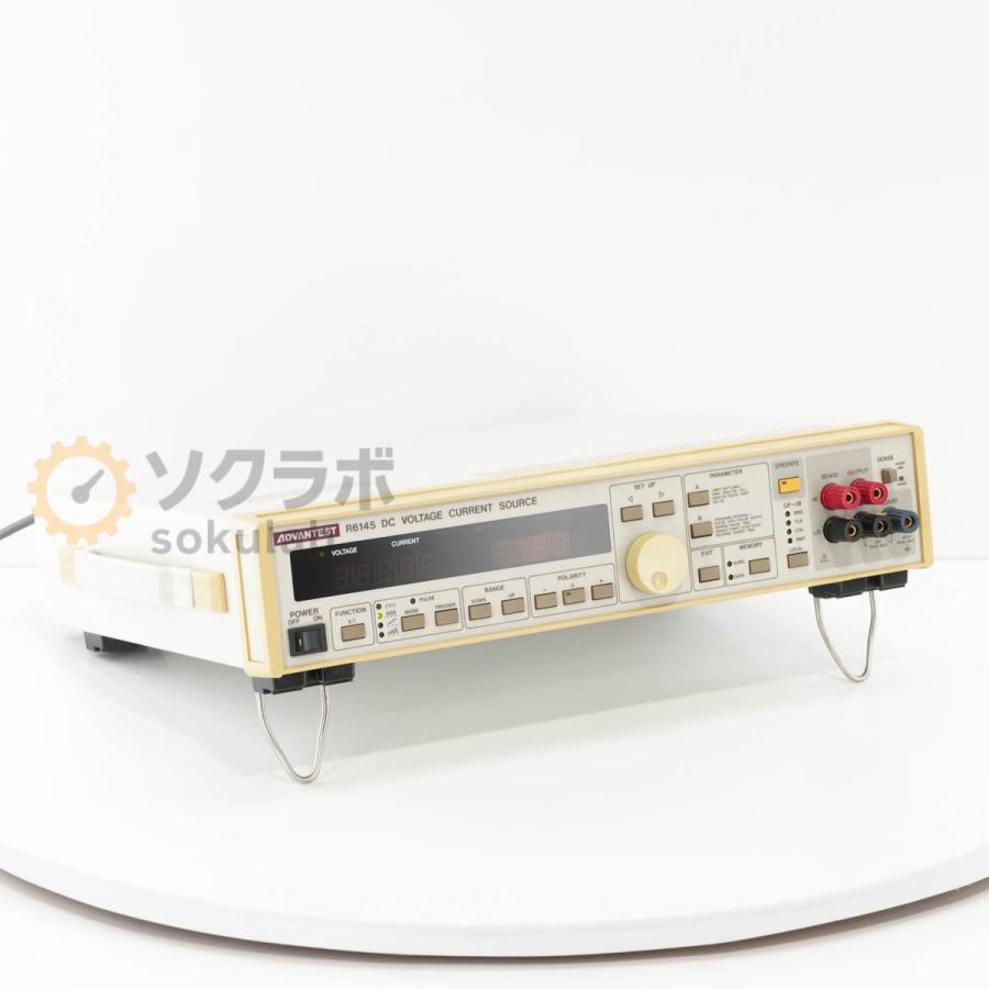 [DW]USED 8日保証 ADVANTEST R6145 DC VOLTAGE CURRENT SOURCE プログラマブル直流電圧/発生源 ...