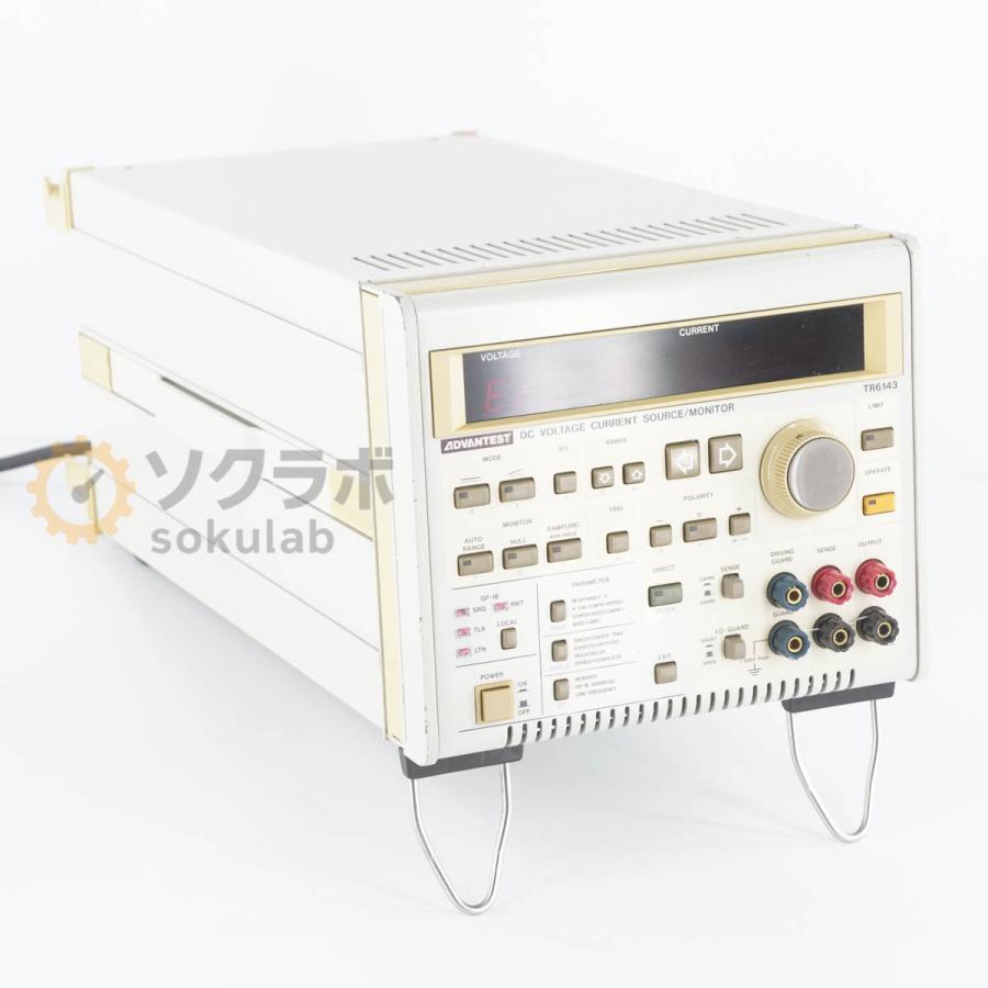 [DW]USED 8日保証 ADVANTEST TR6143 DC VOLTAGE CURRENT SOURCE/MONITOR 直流電圧 ...