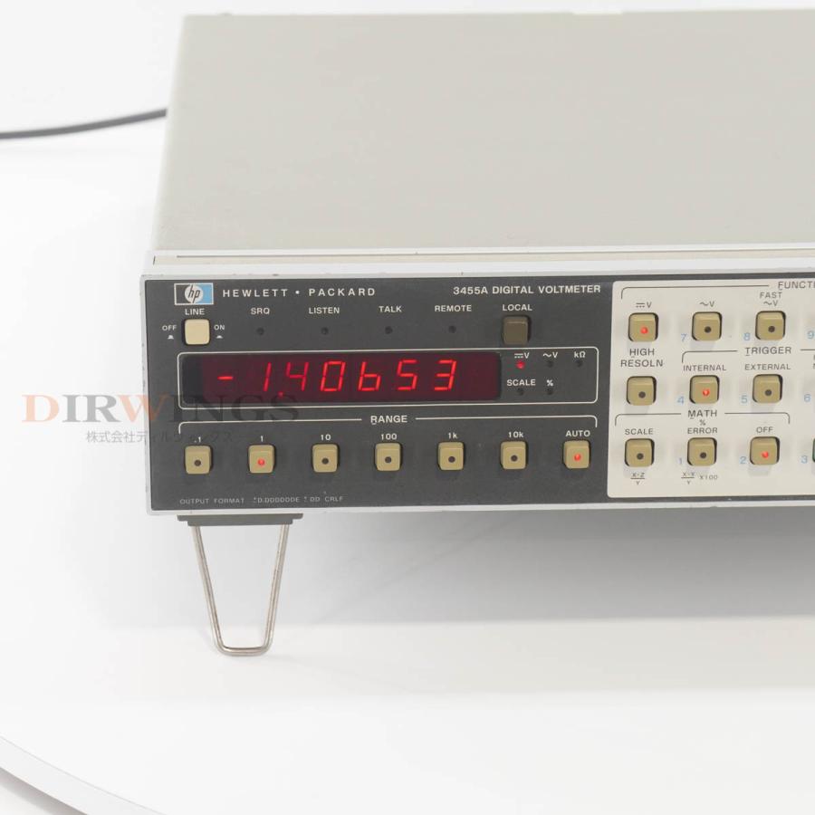 [DW]USED 8日保証 hp 3455A DIGITAL VOLTMETER デジタル電圧計 デジタルボルトメーター [07057 ...