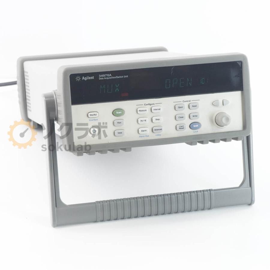 [DW]USED 8日保証 Agilent 34970A Data Acquisition/Switch Unit データ収集 データロガー スイッチユニット 34901A [07064 ...