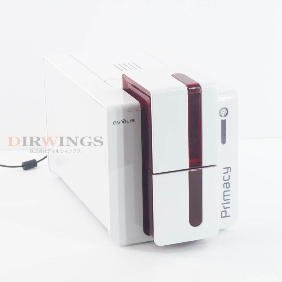 [PG]USED 8日保証 Evolis PM1H0000RS Primacy Expert プライマシー カードプリンター Card Printer ACアダプター 電源コード [07070 ...