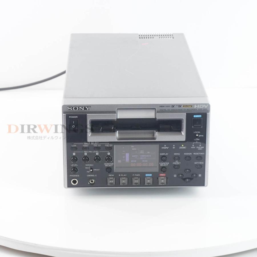 [PG]USED 8日保証 SONY HVR-1500 HDVレコーダー DVCAM デジタルHDビデオカセットレコーダー DIGITAL HD VIDEOCASSETTE RECO ...