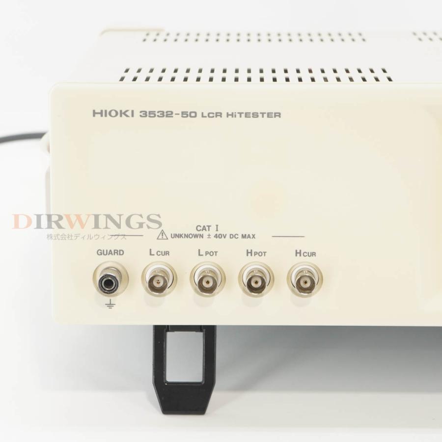 [DW]USED 8日保証 11/2023CAL HIOKI 3532-50 LCR HiTESTER LCRハイテスター 9593-01 ...
