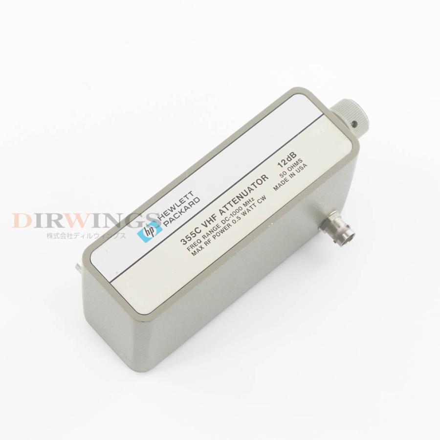 [DW]USED 8日保証 hp 355C VHF ATTENUATOR VHFアッテネーター 12dB DC-1000MHz 50OHMS ...