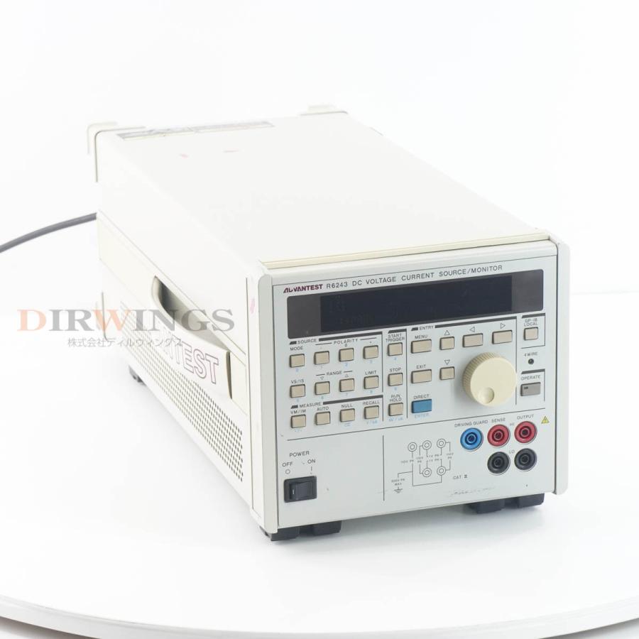 [JB]USED 保証なし ADVANTEST R6243 DC VOLTAGE CURRENT SOURCE/MONITOR 直流電圧・電流 ...