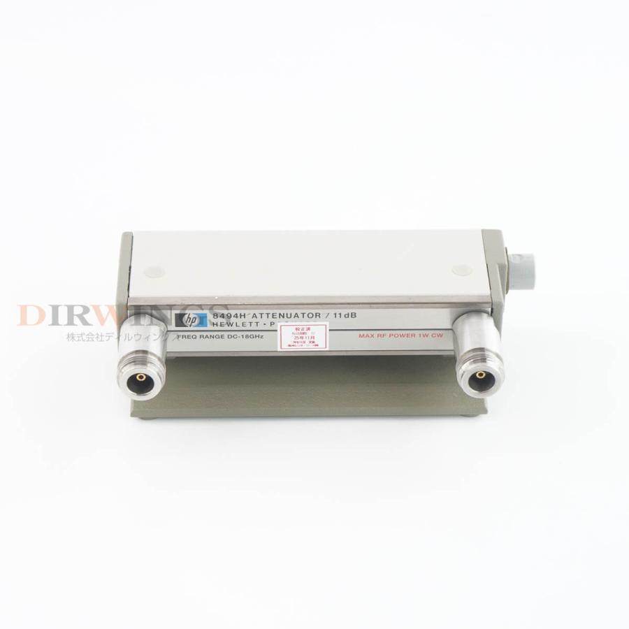 [DW]USED 8日保証 校正2025年11月まで有効 hp 8494H ATTENUATOR アッテネーター 減衰器 ケーブル付 OPT ...