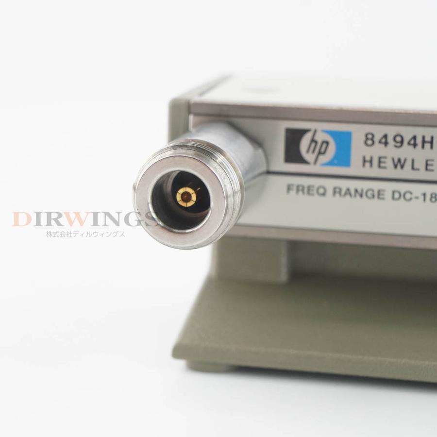 [DW]USED 8日保証 校正2025年11月まで有効 hp 8494H ATTENUATOR アッテネーター 減衰器 ケーブル付 OPT ...
