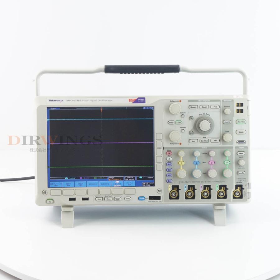 [DW]USED 8日保証 校正2025年10月まで有効 Tektronix MSO 4034B MSO4034B MSO4000B ...