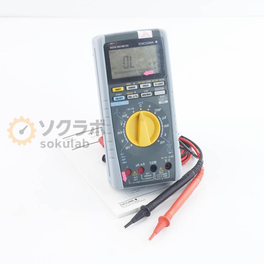 [DW]USED 8日保証 03/2024CAL YOKOGAWA TY720 DMM DIGITAL MULTIMETER デジタルマルチ ...