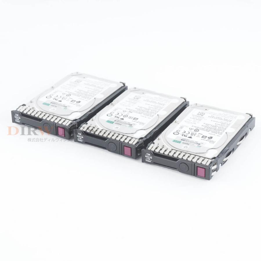 [PG]USED 8日保証 3台セット hp MM2000GEFRA 765455-B21 765869 HPE 2TB SATA HDD ハードディスク DS 7.2K 2.5インチ ...