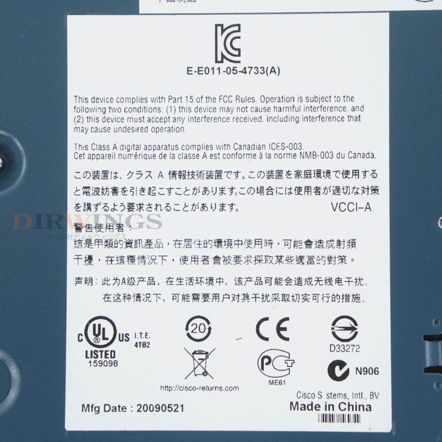 [PG]USED 8日保証 CISCO WS-C2960-8TC-L V03 Catalyst 2960 Switch スイッチ [07120-0383] : DIRWINGSショップ ...