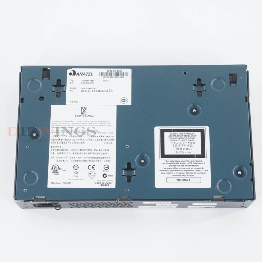 [PG]USED 8日保証 CISCO WS-C2960-8TC-L V03 Catalyst 2960 Switch スイッチ [07120-0383] : DIRWINGSショップ ...