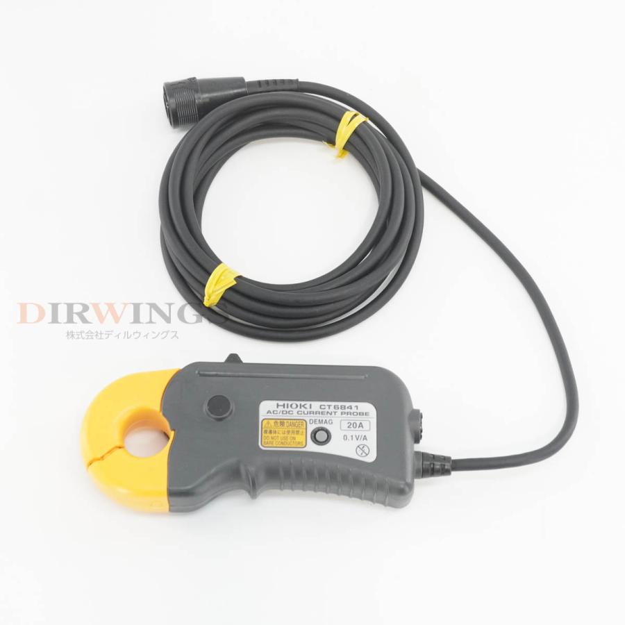 [DW]USED 8日保証 HIOKI CT6841 AC/DC CURRENT PROBE AC/DCカレントプローブ 電流プローブ 20A ...