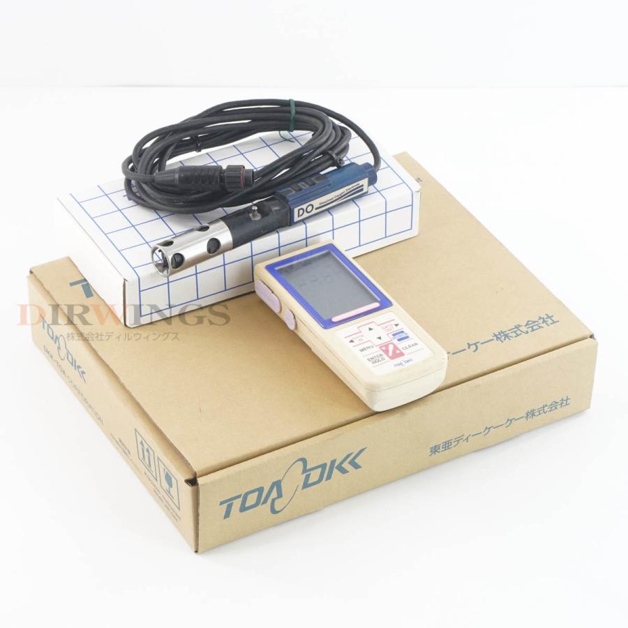 [DW]USED 8日保証 TOA DKK DO-31P DO METER ポータブル溶存酸素計 電極付 OE-270AA [07163 ...