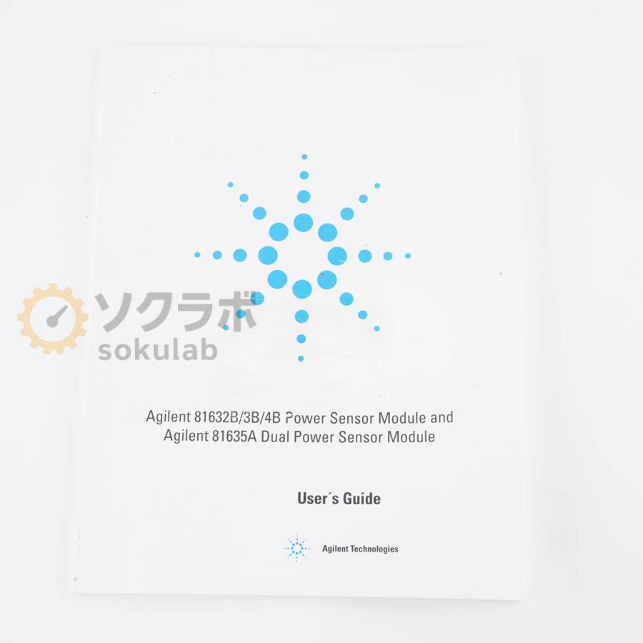 [JB]USED 保証なし Agilent 81634B Power Sensor Module パワーセンサー モジュール 低偏波依存性光 ...