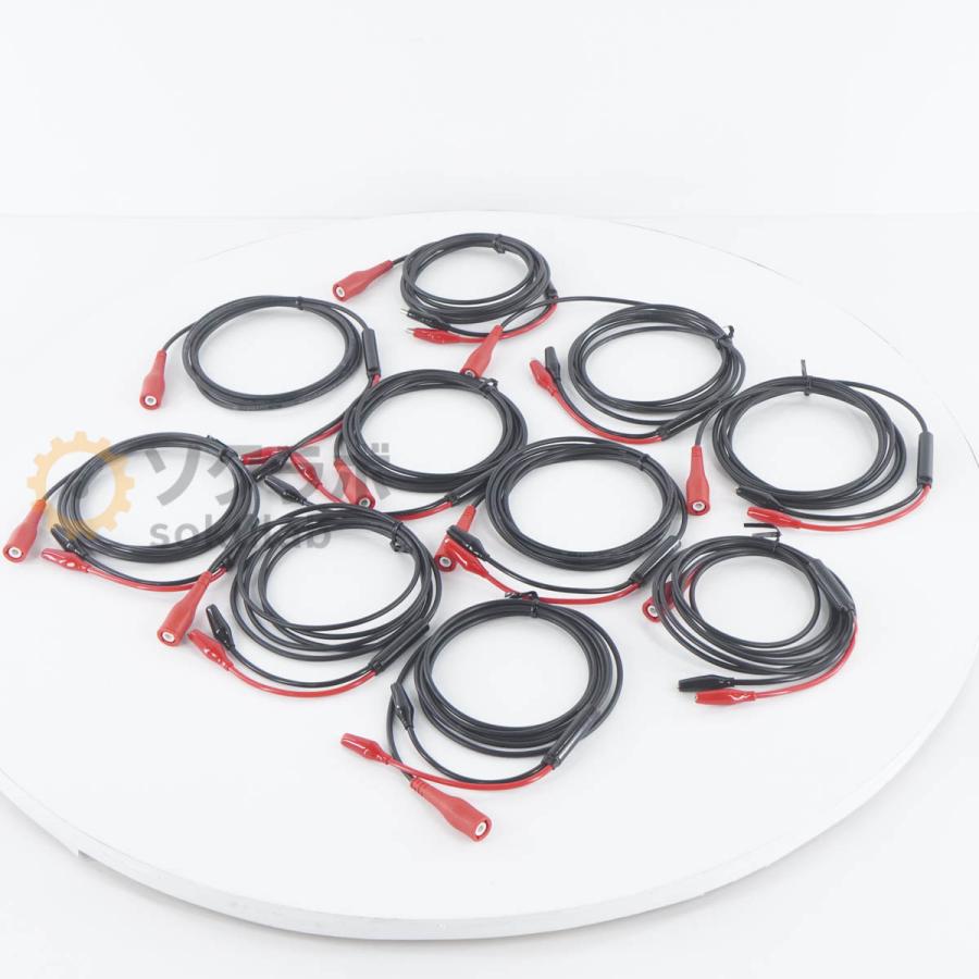 [DW]USED 8日保証 10本セット ELECTRO-PJP 7170-50-200-2 Cable BNC(オス)-ワニ口ケーブル(2m ...