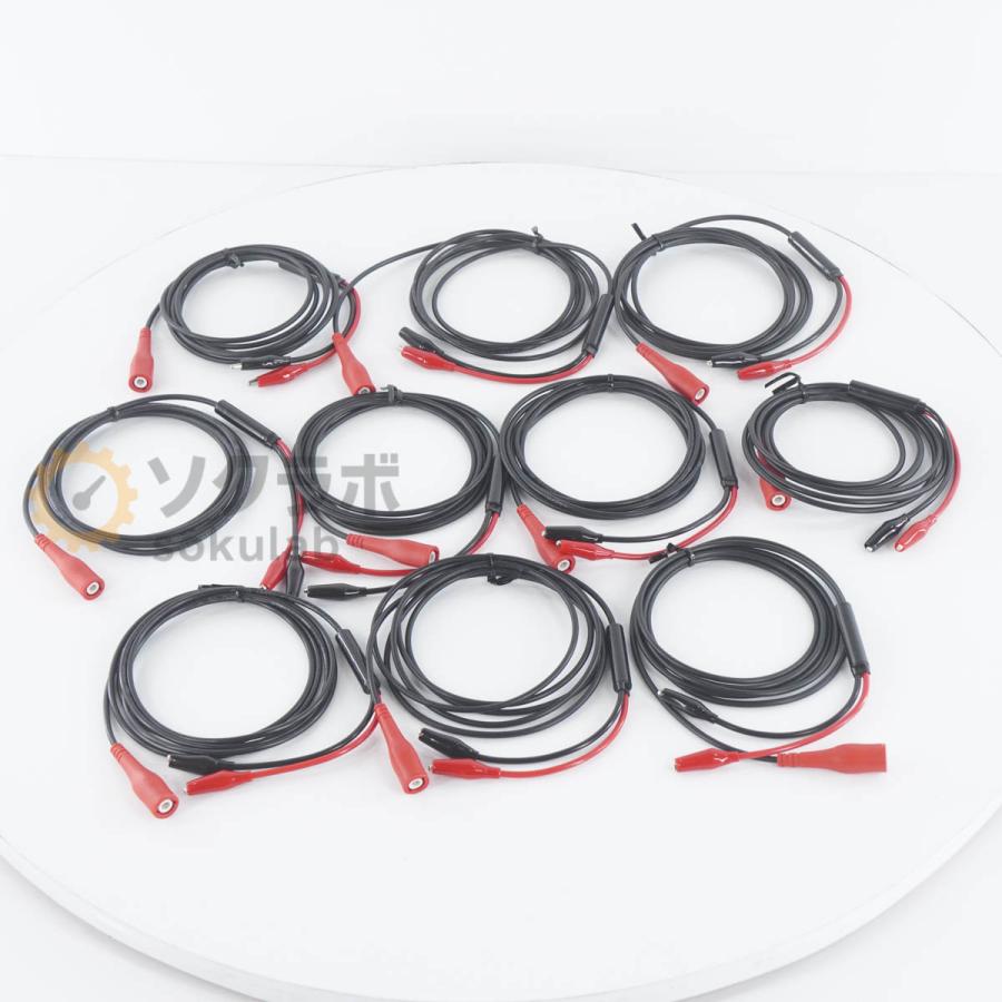 [DW]USED 8日保証 10本セット ELECTRO-PJP 7170-50-200-2 Cable BNC(オス)-ワニ口ケーブル(2m ...