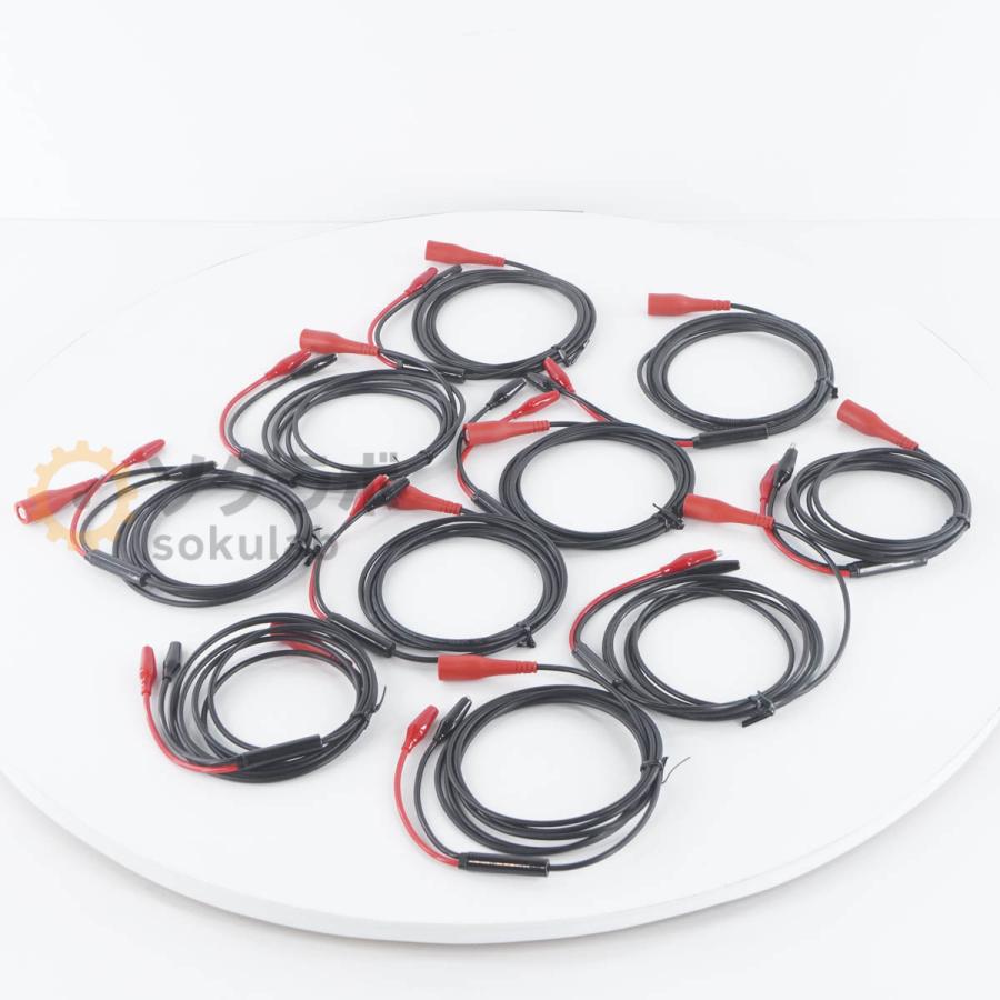 [DW]USED 8日保証 10本セット ELECTRO-PJP 7170-50-200-2 Cable BNC(オス)-ワニ口ケーブル(2m ...