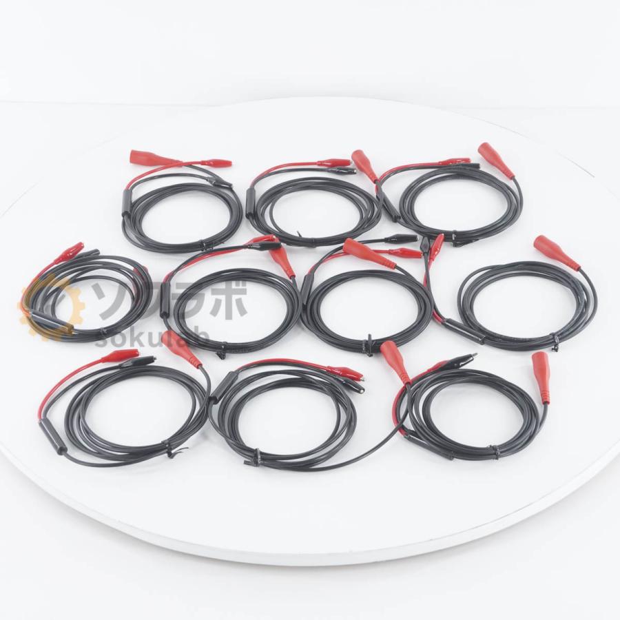 [DW]USED 8日保証 10本セット ELECTRO-PJP 7170-50-200-2 Cable BNC(オス)-ワニ口ケーブル(2m ...