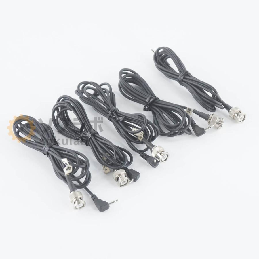[DW]USED 8日保証 3セット入荷 5本セット RION CC-24 Cable 出力ケーブル BNC-ピンコード [07194 ...