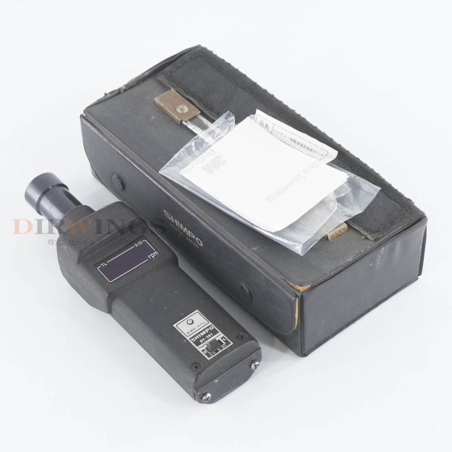 [DW]USED 8日保証 SHIMPO DT-201 Digital Tachometer デジタルタコメーター 回転計 取扱説明書 ...