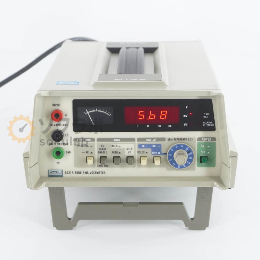 [DW]USED 8日保証 FLUKE 8921A TRUE RMS VOLTMETER 電圧計 ボルトメーター 電源コード [07230 ...