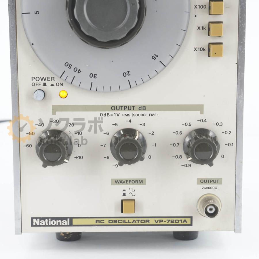 [DW]USED 8日保証 National VP-7201A RC OSCILLATOR RC発振器 RCオシレーター [07237 ...