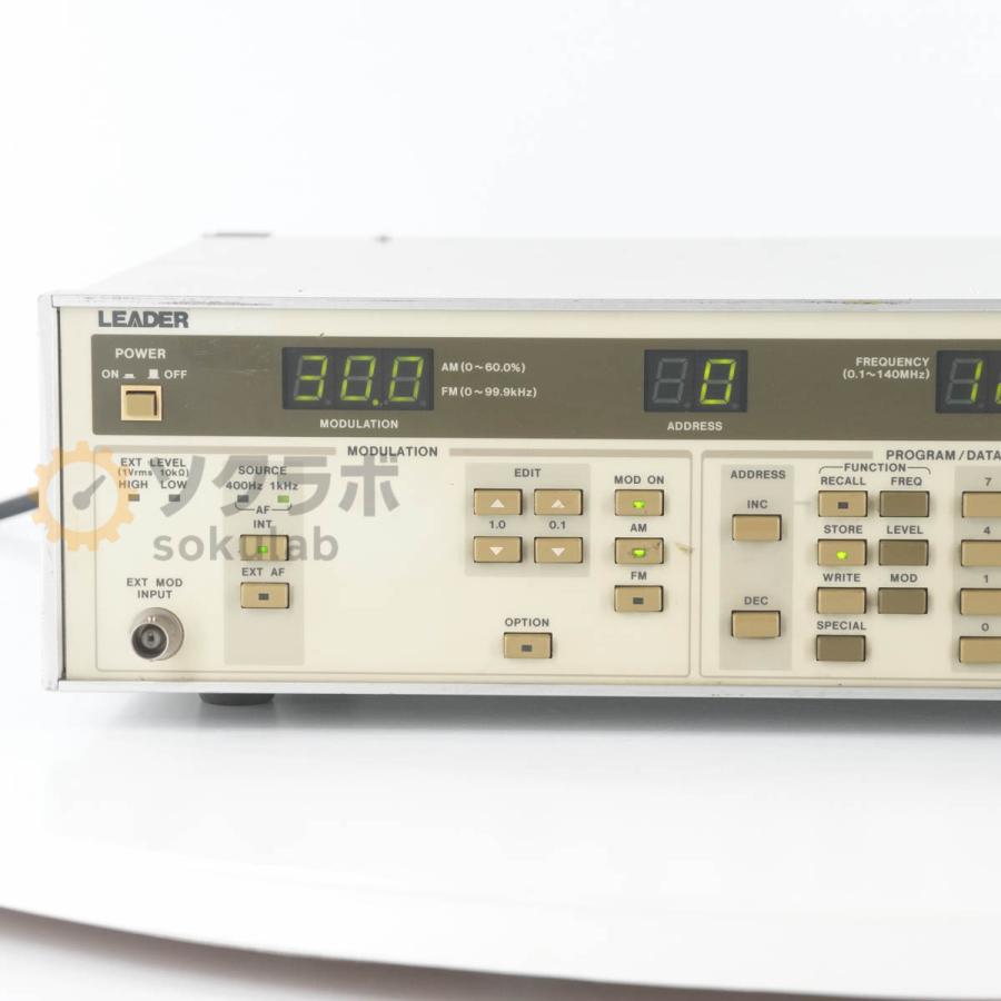 [DW]USED 8日保証 LEADER 3215 STANDARD SIGNAL GENERATOR 標準信号発生器 シグナルジェネレーター ...