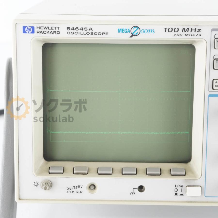 [DW]USED 8日保証 hp 54645A OSCILLOSCOPE オシロスコープ OPT 001 005 100MHz 200MS/s ...