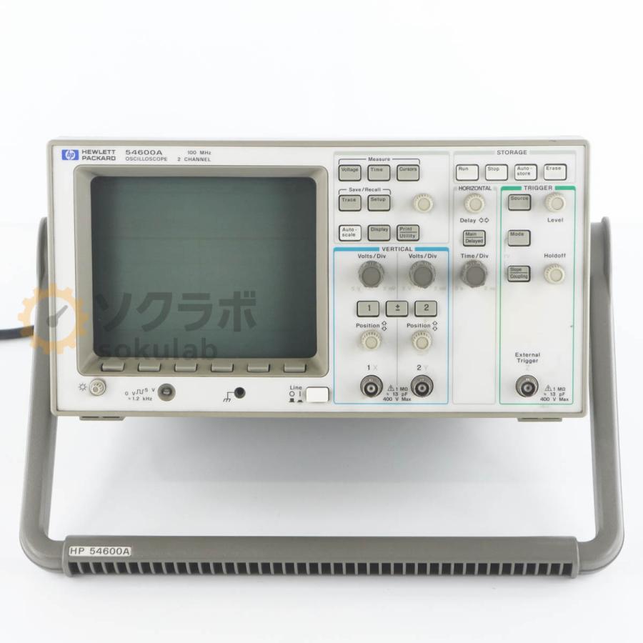 [JB]USED 保証なし hp 54600A OSCILLOSCOPE オシロスコープ 54650A 100MHz 2ch [07237 ...