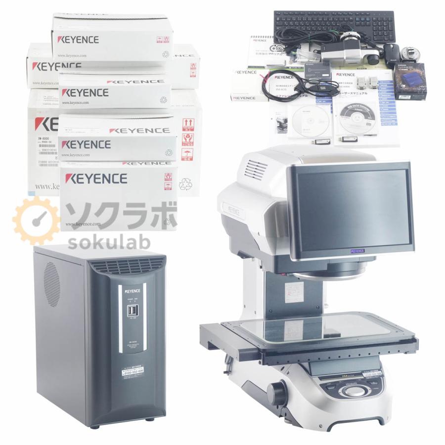 [DW]USED 8日保証 セット 02/2023CAL KEYENCE IM-8030T IM-8000 IMAGE DIMENSION ...