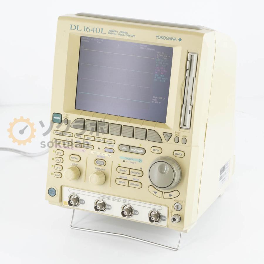 [DW]USED 8日保証 YOKOGAWA DL1640L 701620-AC-M-J1/B5/C10 DIGITAL OSCILLOSCOPE デジタルオシロスコープ 200MHz ...